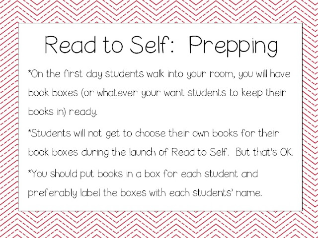School Is a Happy Place: The Daily Five: Launching Read to Self