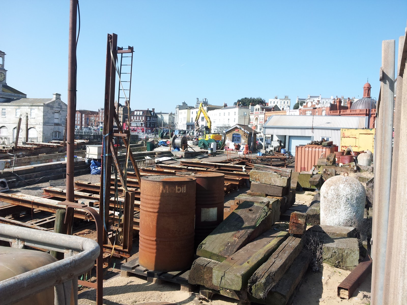 thanetonline: Ramsgate slipways, horrible heritage asbestos sheds, Mike ...