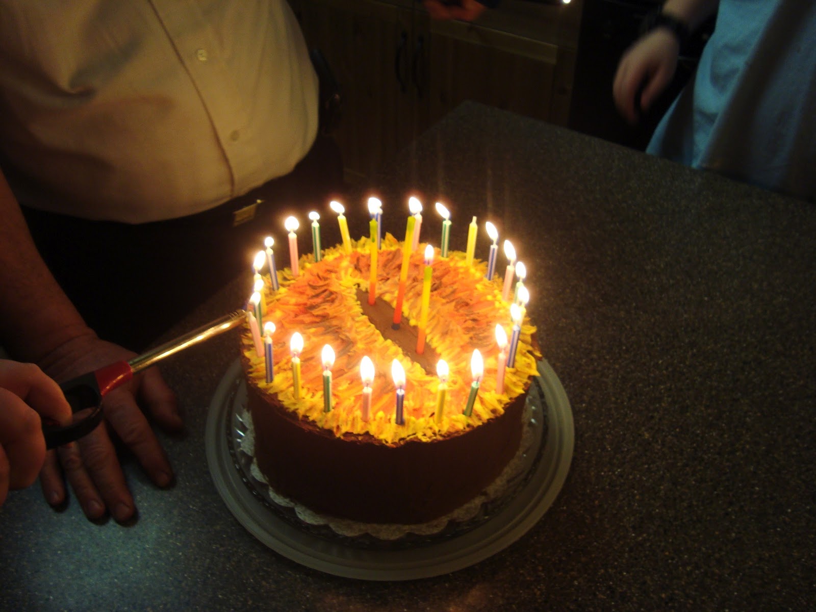 with hair disheveled: Eye of Sauron Cake