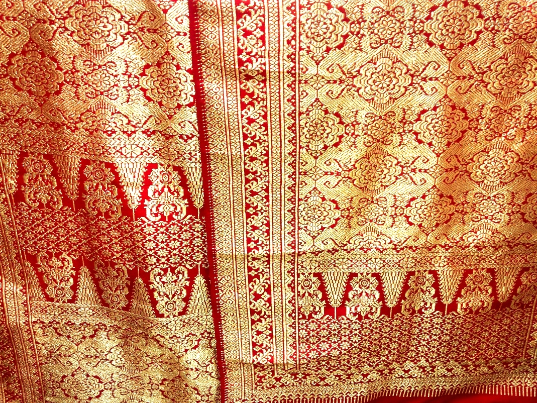 Songket Palembang Cek Na: Jual songket Palembang motif lepus merah cabe ...