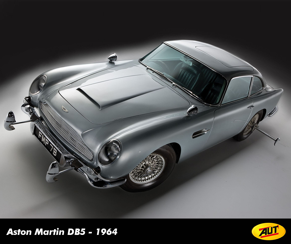 MUNDO AUTOMOTIVO: Carros famosos do cinema - Aston Martin DB5 1964 - 007 Contra Goldfinger