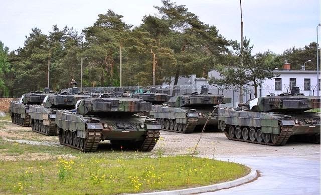 The first Leopard 2A5 tanks arrived to Poland