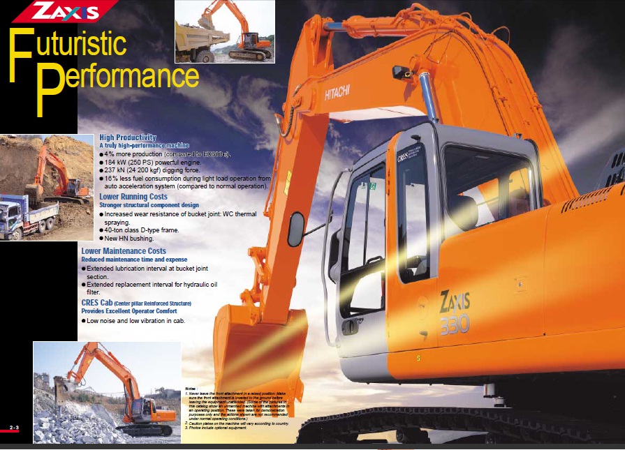 The best Heavy equipment: Zaxis 330