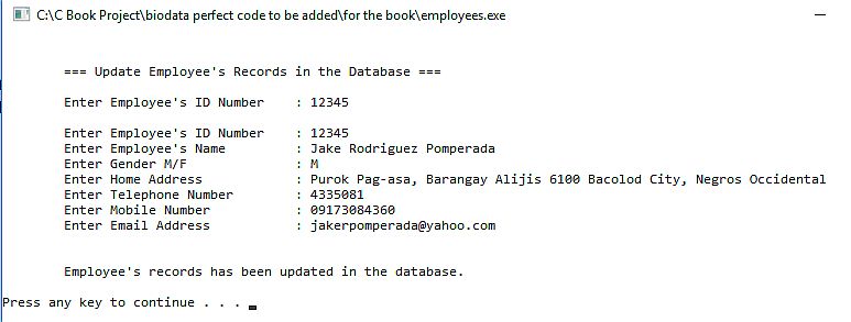 Free Programming Source Codes And Computer Programming Tutorials Employees Contact Details