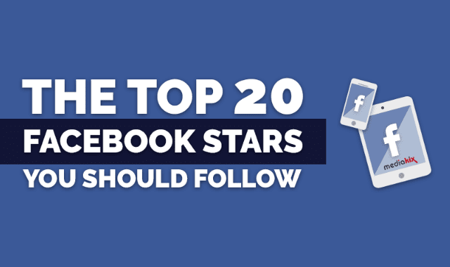 The Top 20 Facebook Stars You Should Follow #Infographic - Visualistan