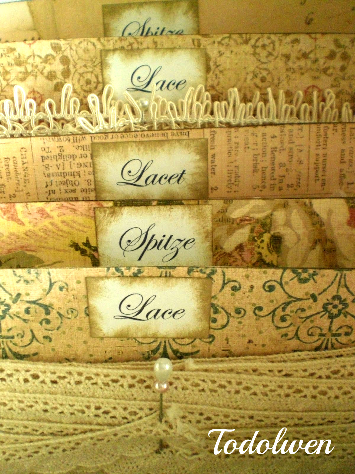 Todolwen: A New Tutorial ~ Lace Cards