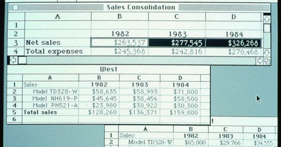 Excel In Your Office: Excel Versions : Excel 1.0 to 4.0