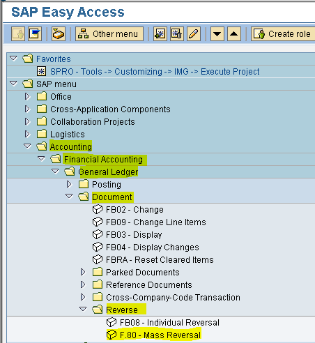 SAP - FICO MODULE LEARNING: Document Reversals in SAP (Individual ...