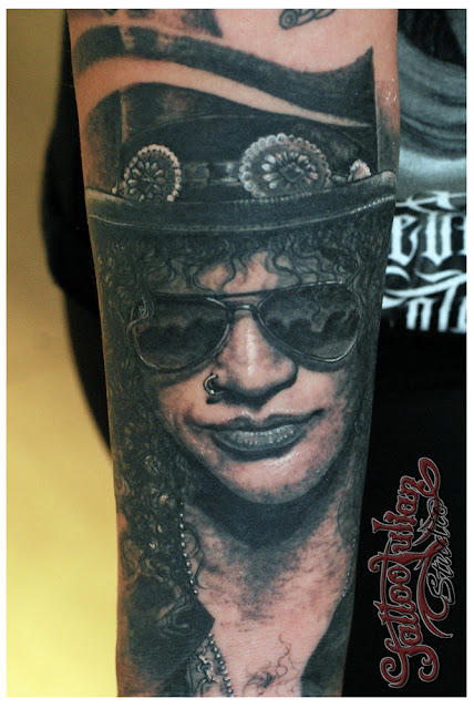 TATTOOJULIAN: Slash portrait