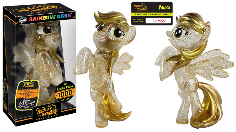Funko Gold Dust Rainbow Dash Hikari Revealed | MLP Merch