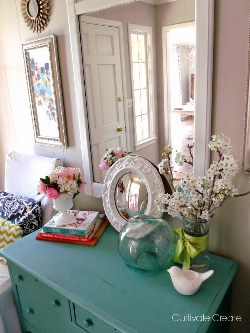 Cultivate Create: Frugal Spring Decor: Shop Your Home
