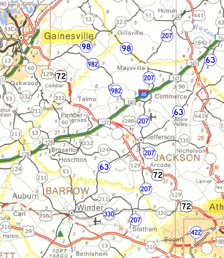 Ga Interstate Highway System