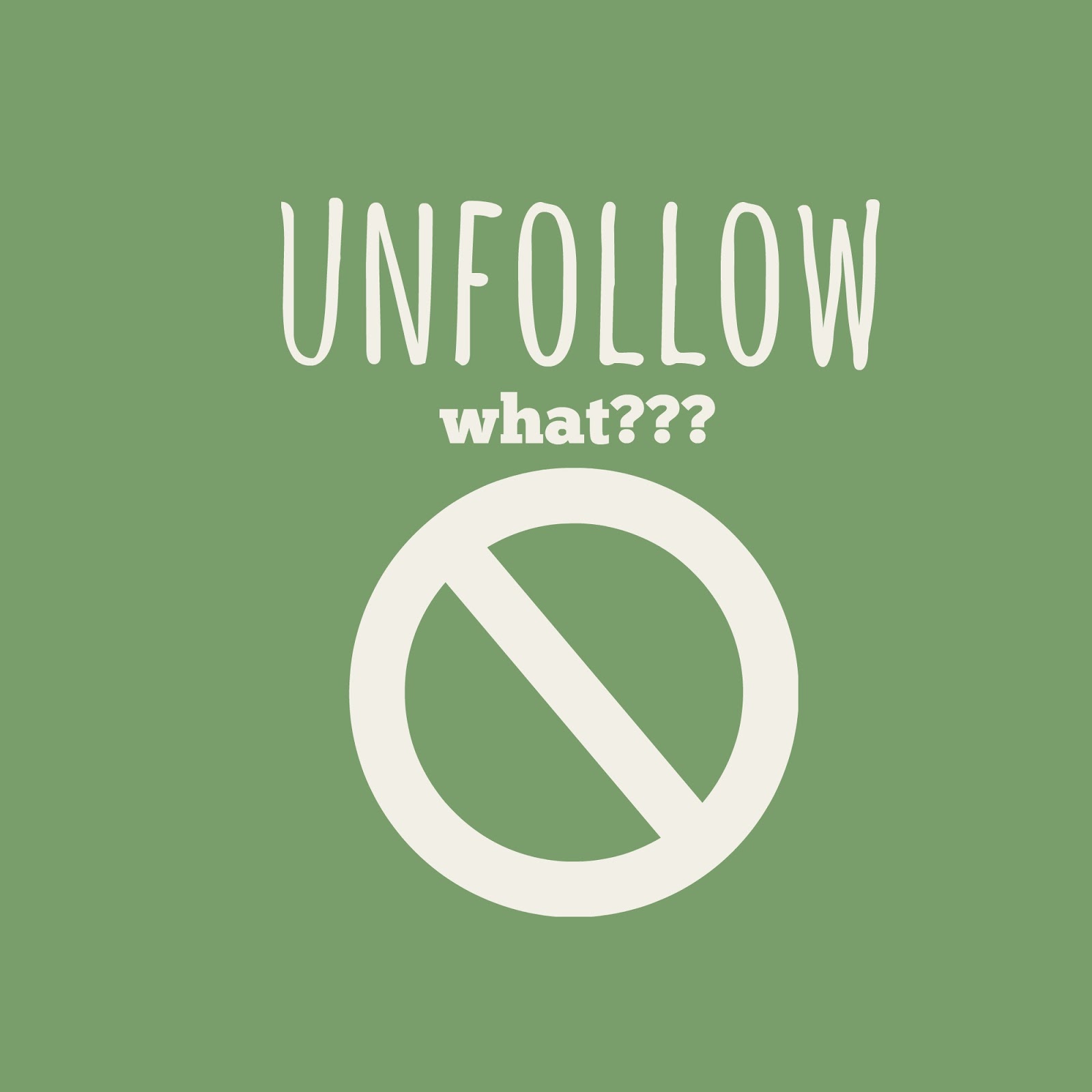 unfollow - social media affect