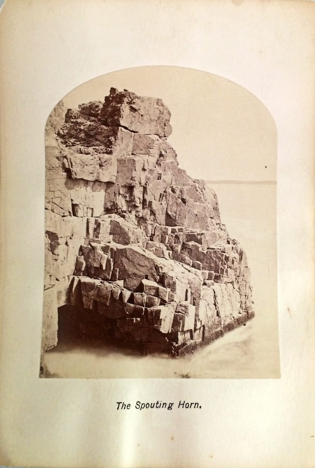 ABANDONED TRAILS OF ACADIA NATIONAL PARK: SPOUTING HORN CAVE AT ...