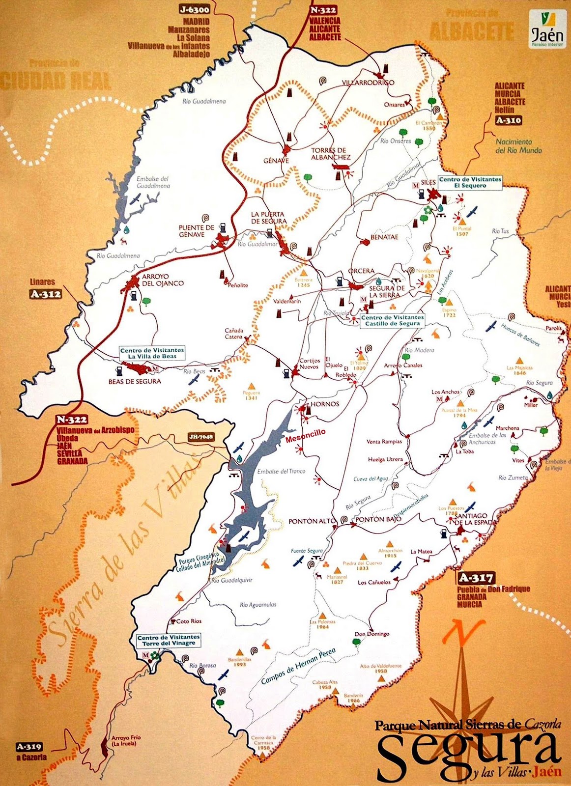 APARTAMENTO RURAL " LA BOTICA DE SEGURA ": LOCALIZACIÓN