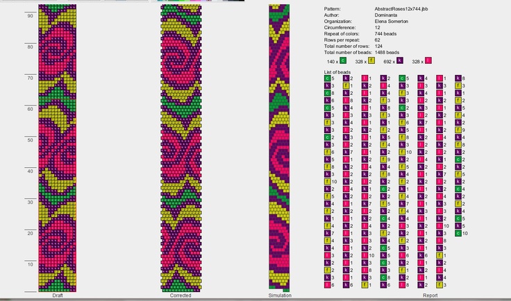 cigdemineli: DB BEAD CROCHET PATTERNS / Hapishane işi desenler