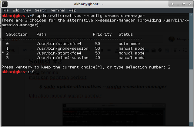 Linux-Ge3k: Install Desktop Environment XFCE di Kali Linux
