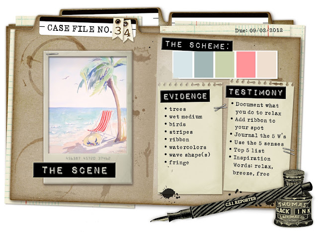 Little Scraps of Magic: Love 4Ever {CSI Case File No. 34}