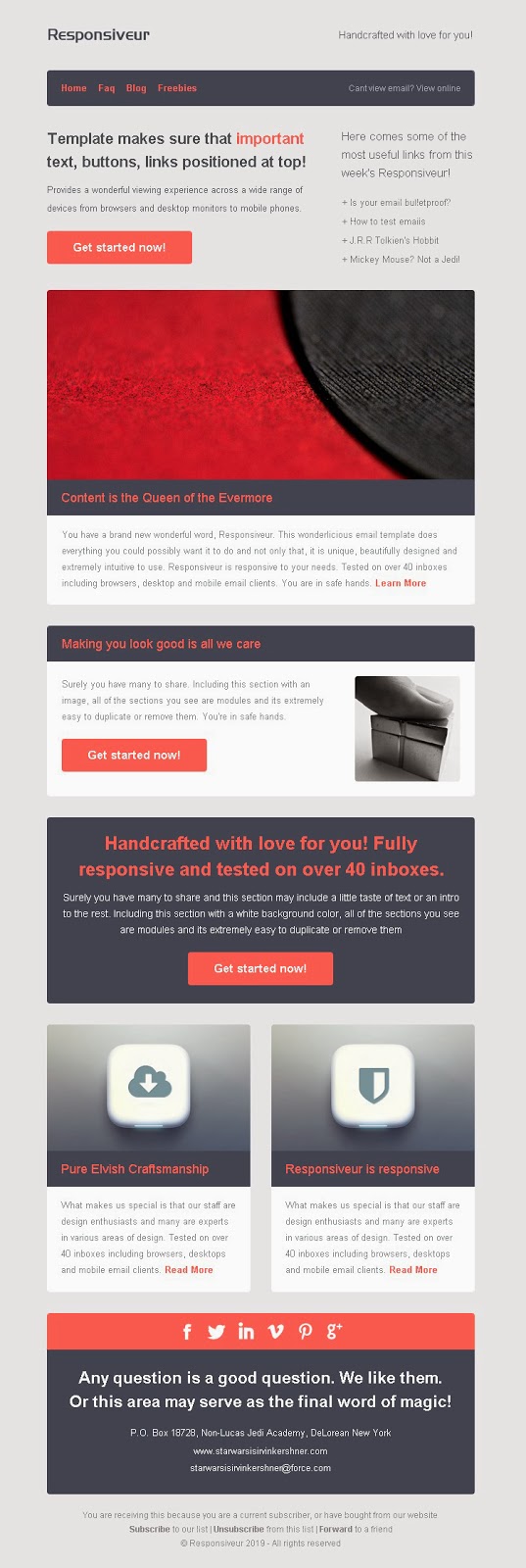 Html Email Newsletter Templates - Bulletproof Email Newsletter Templates