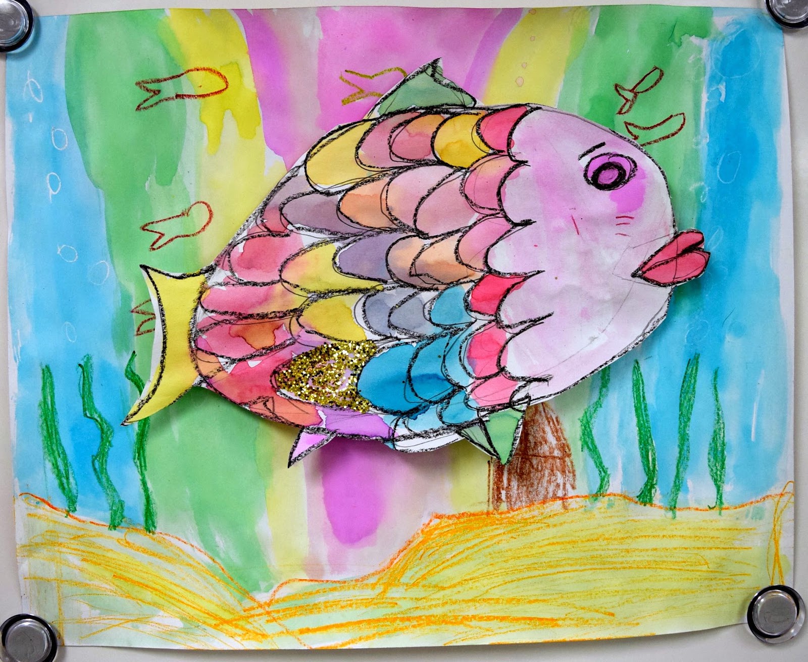 The Rainbow Fish 2.0 (1st) | Art with Mrs. Nguyen