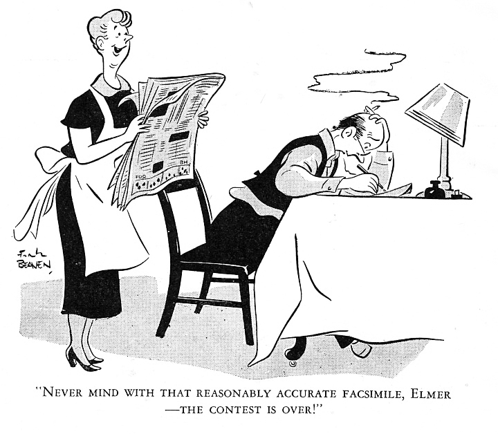 Mike Lynch Cartoons: The Judge Magazine April 1938