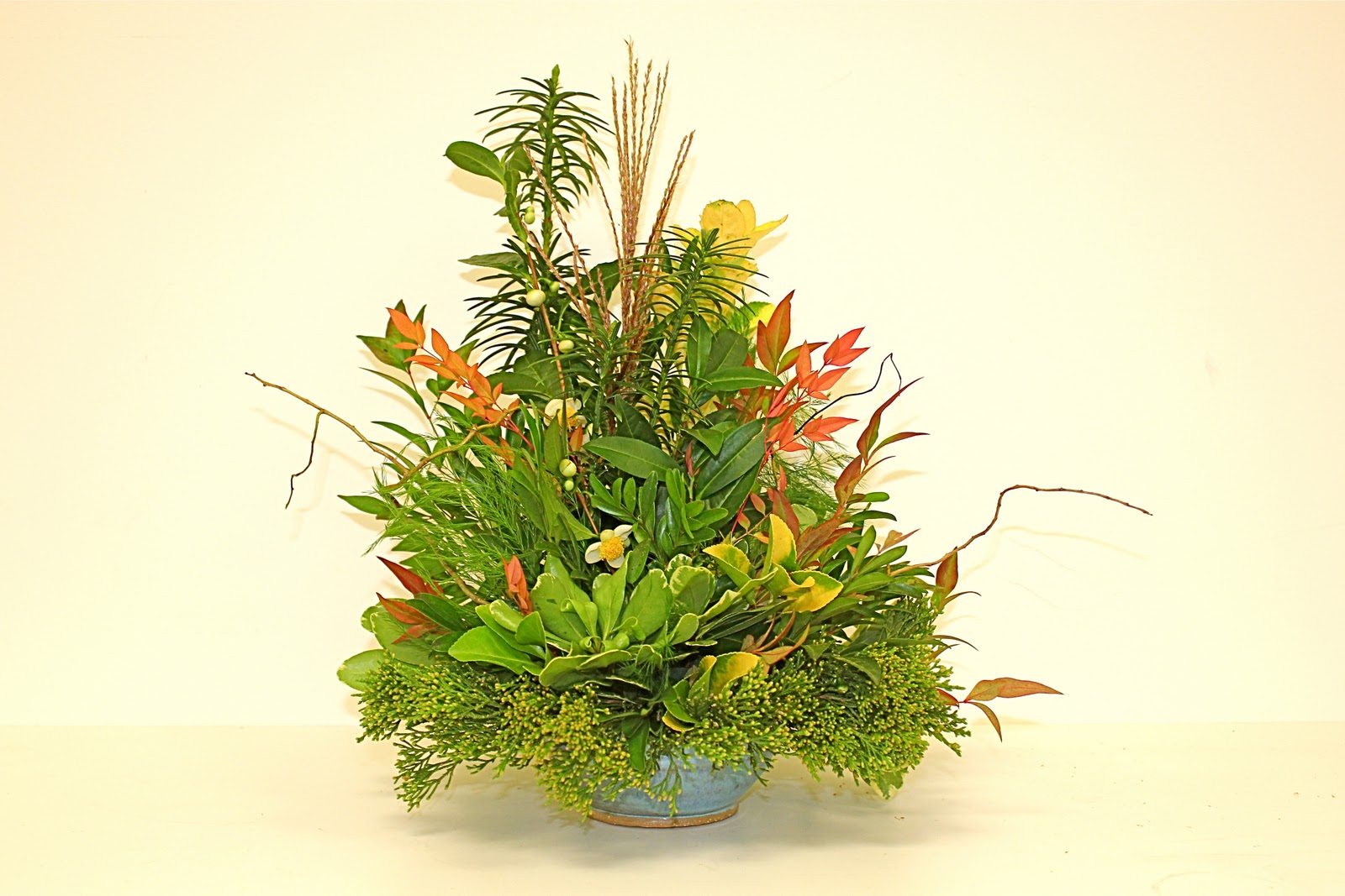 arrangements by amy: Floral Design Arrangement - Fancy Foliage