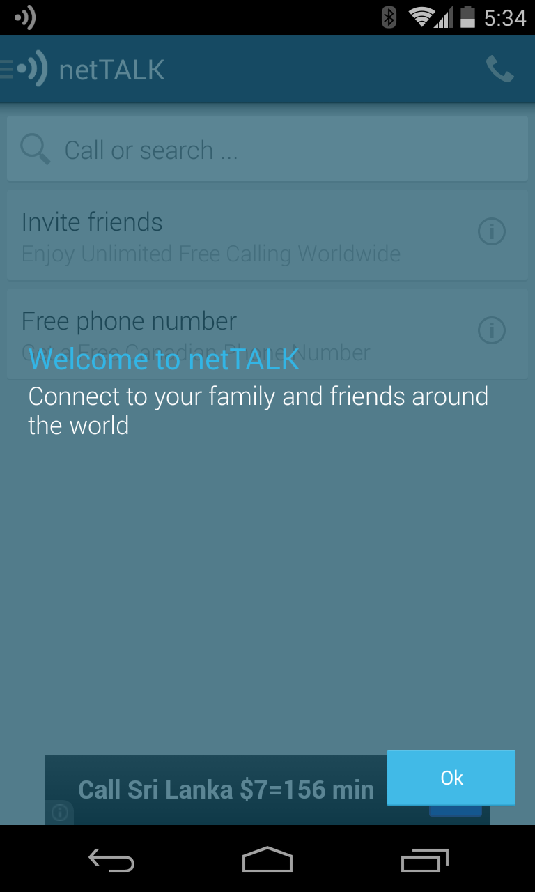 netTalk has an app for exclusively us Canadians