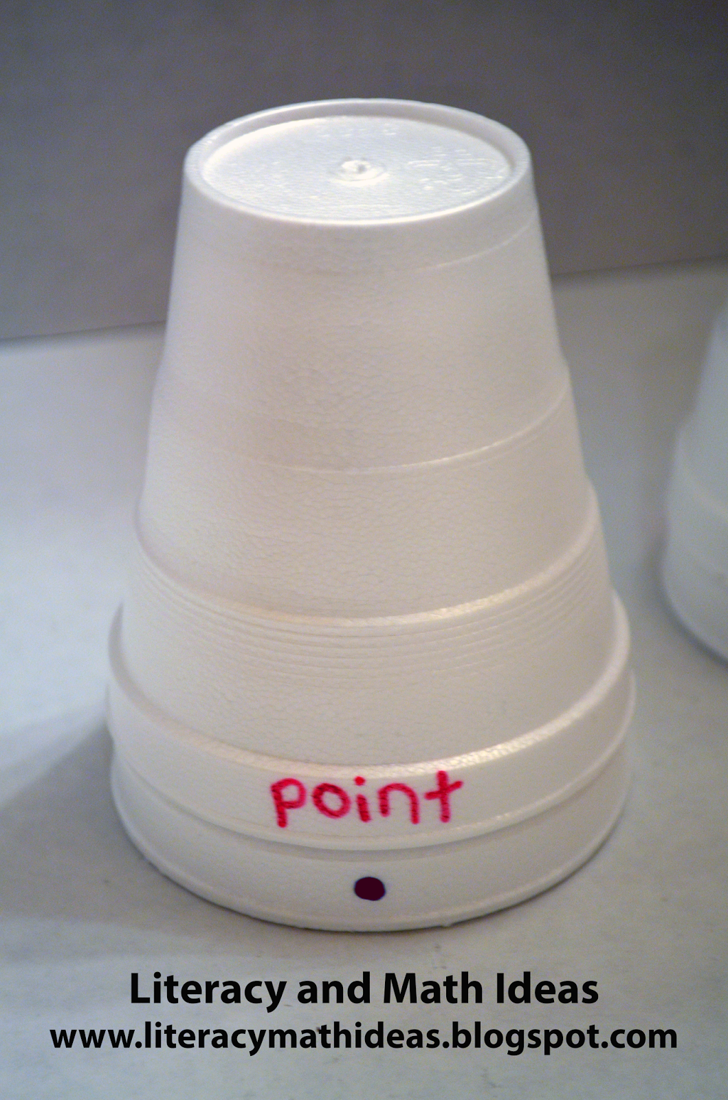 Literacy & Math Ideas: Use Cups to Teach Math