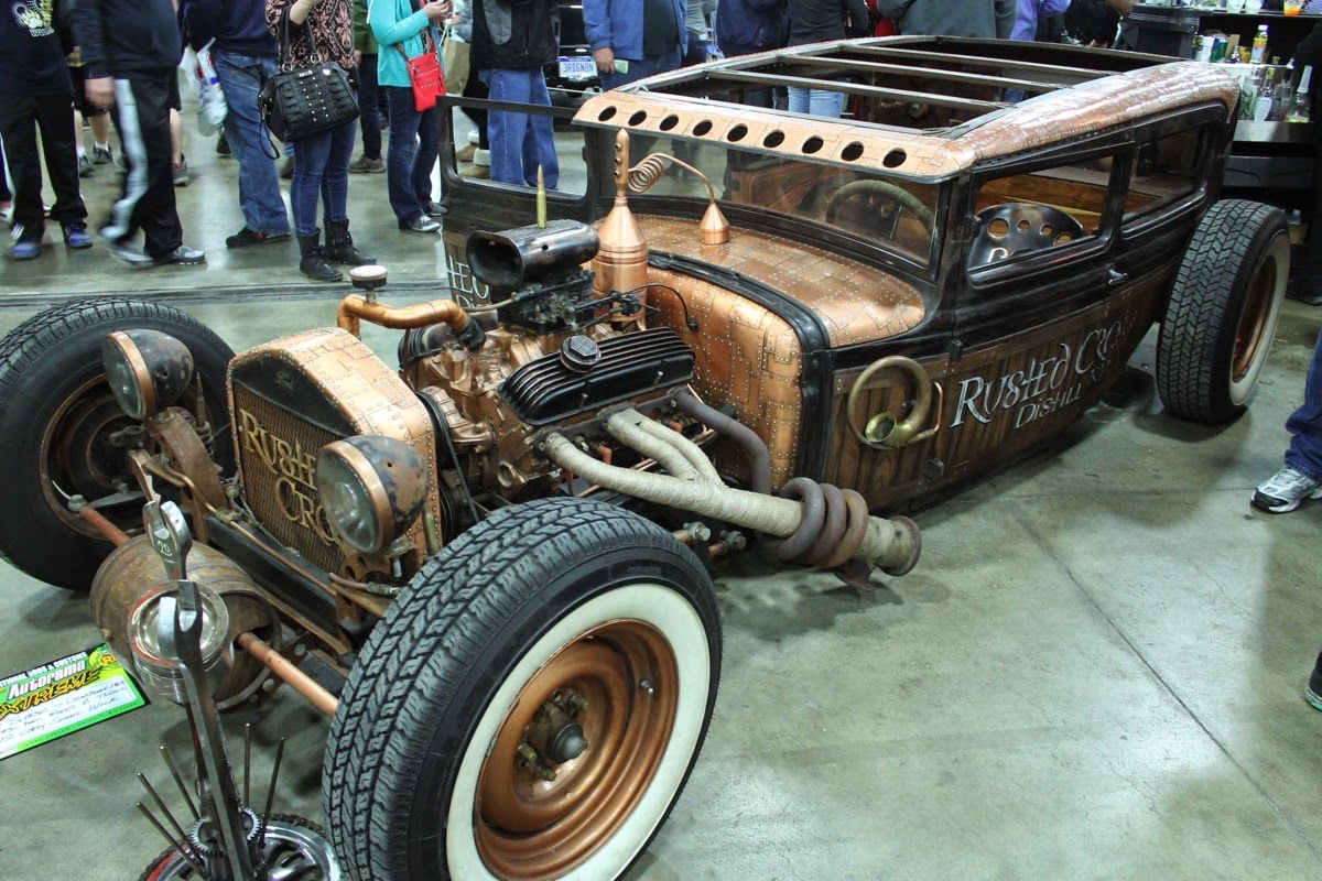 Just A Car Guy: cool hot rod, the Rusted Crow Distillery rat rod by ...