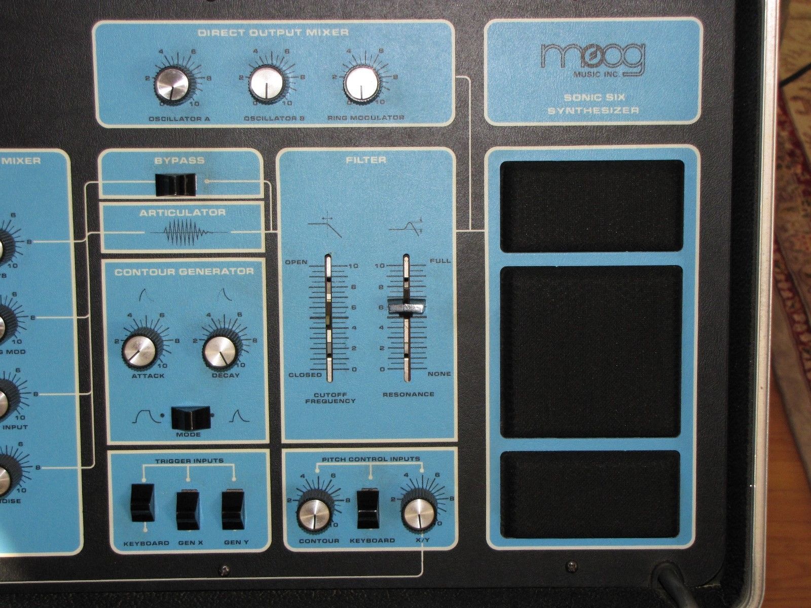 MATRIXSYNTH: Moog Sonic 6 SN 1627