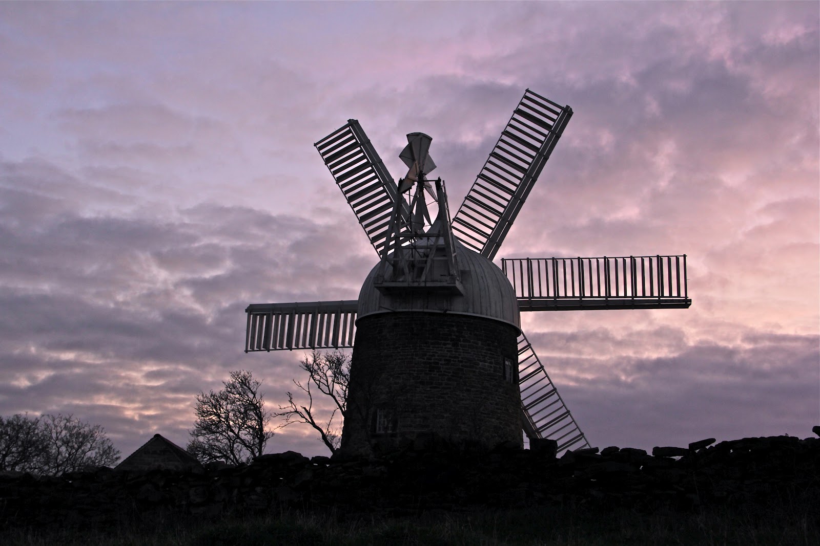 Travelling Diary: Sunset at Heage Windmill,Derbyshire