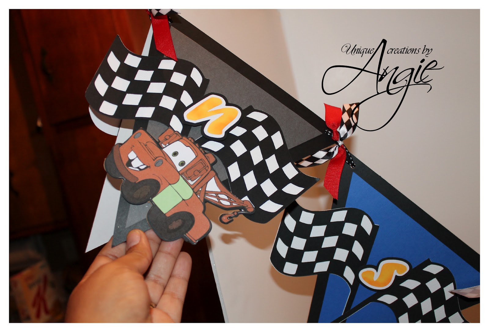 SCRAPPIN MEMORIES: disney cars birthday banner