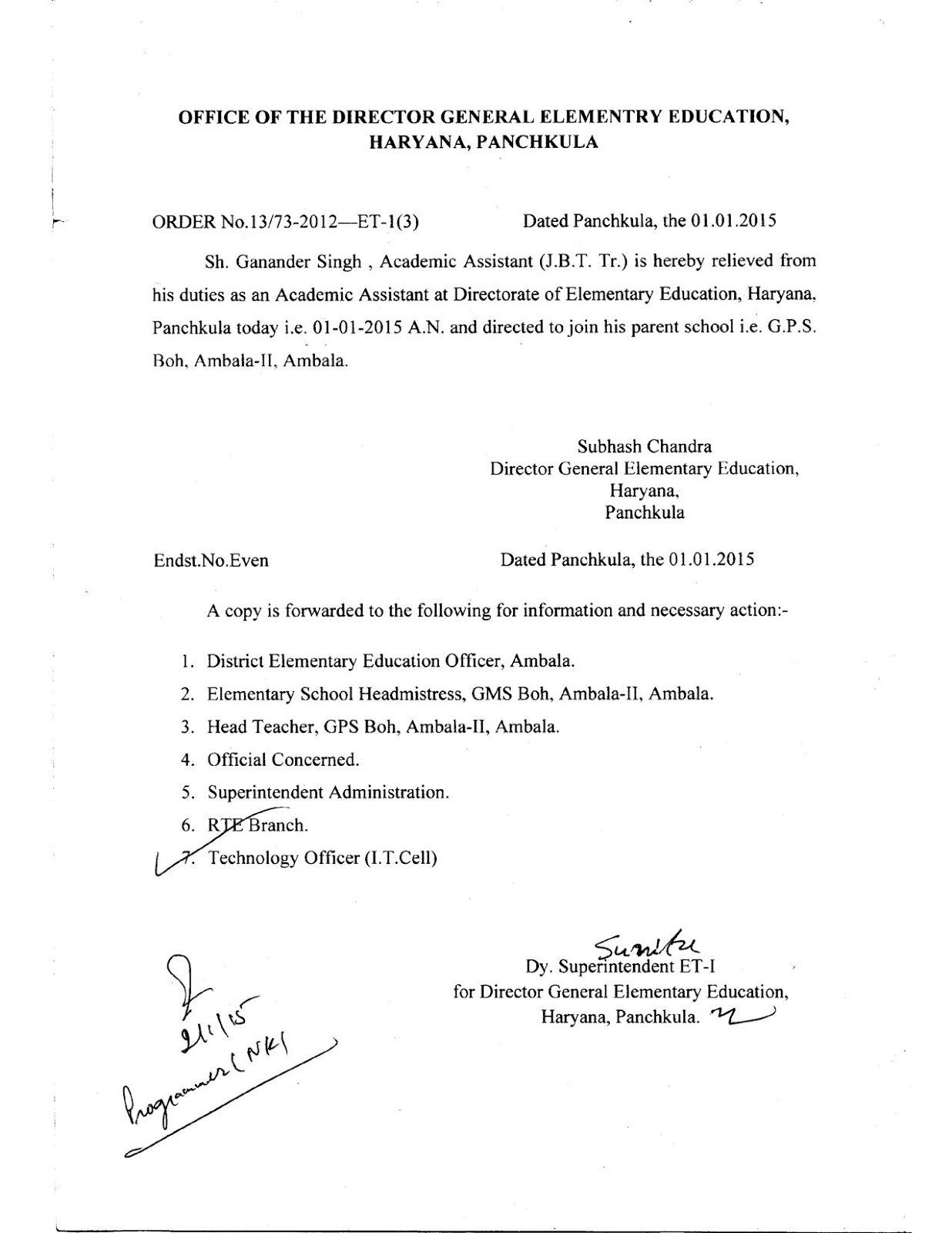 एक तरफ तो deputation कैंसिल का लैटर आने के बाद deputation कैंसिल हो रही ...