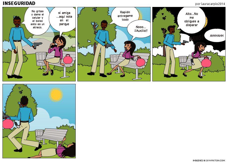 SEGURIDAD EN COLOMBIA: COMIC INSEGURIDAD EN COLOMBIA