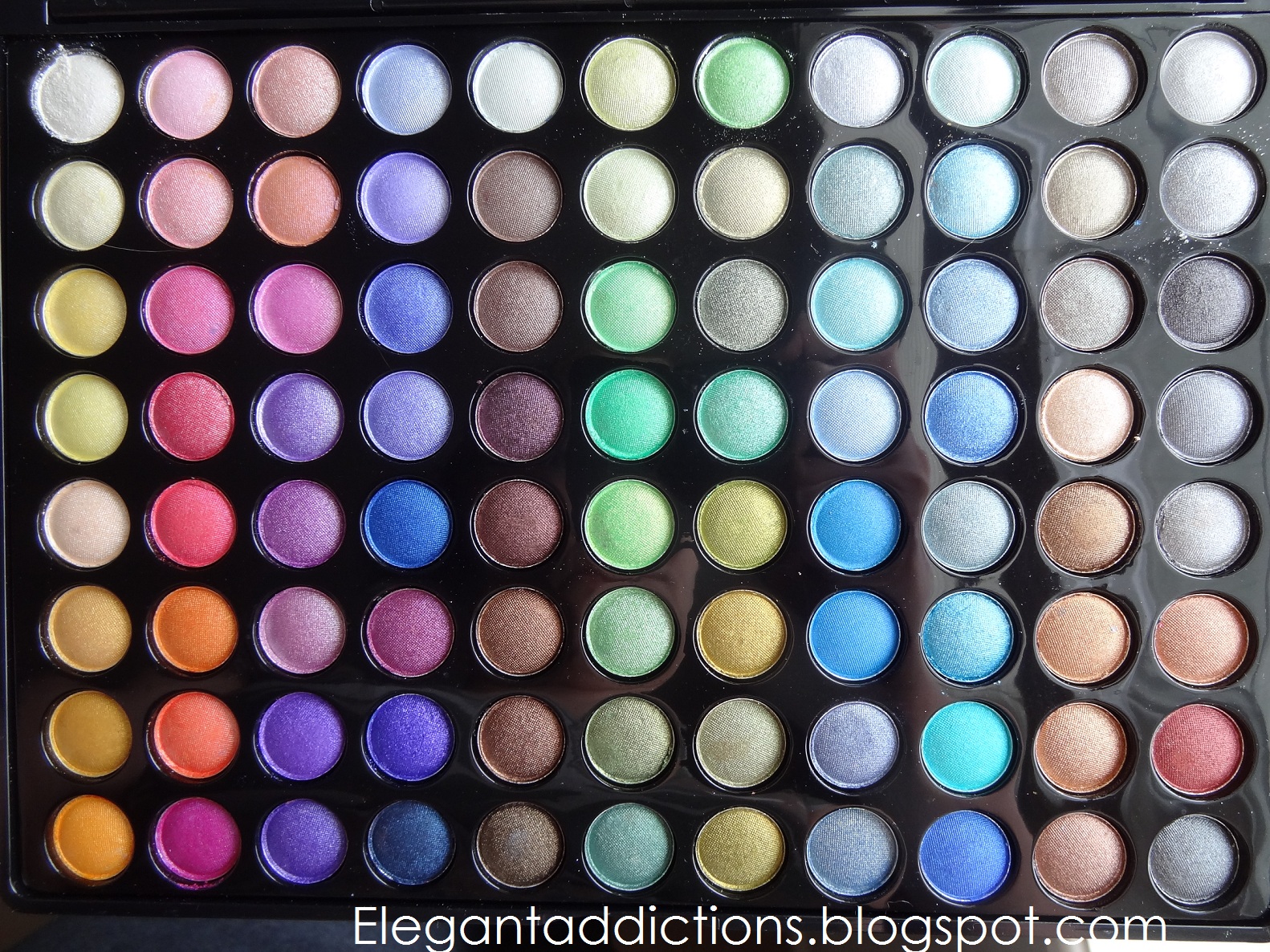 Elegant Addictions: BH Cosmetics 88 Cool Shimmer Palette