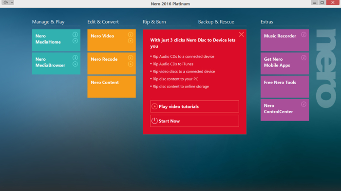 Nero 2016 Platinum 17 Full Patch - DR Indosoft