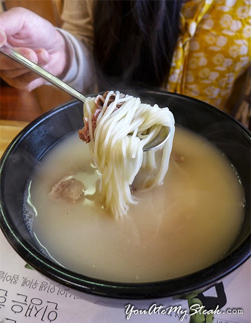 Nengmyun and Gomtang at Seoul Gomtang – Santa Clara, Ca