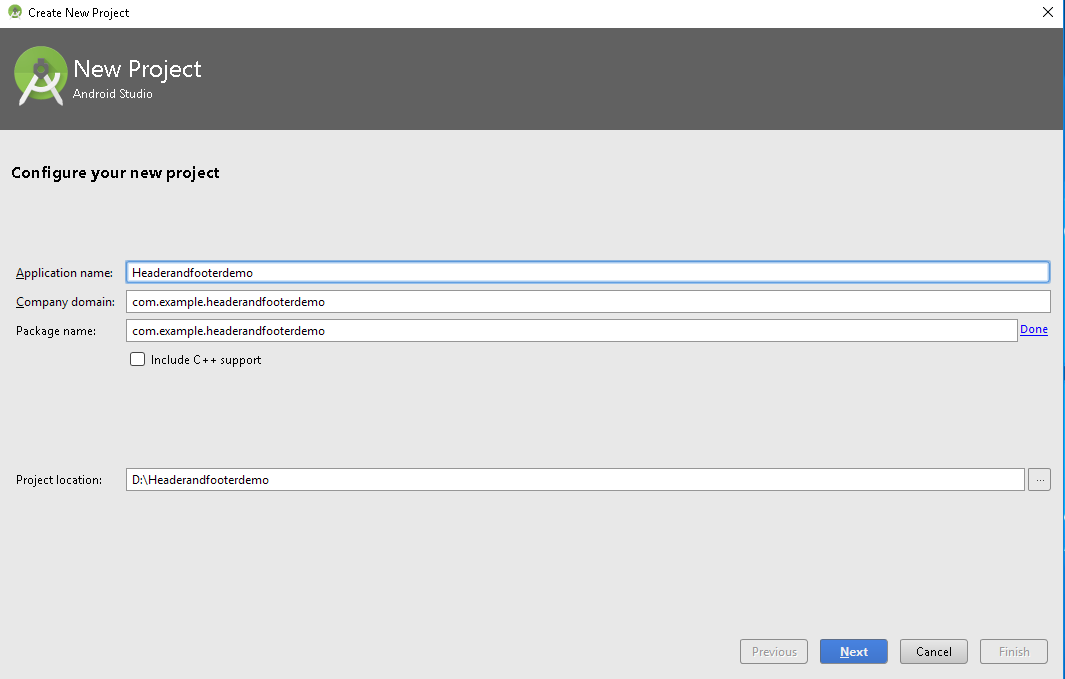 Android Programming How To Add A Footer View Header View And Main Content Area In Android Layout