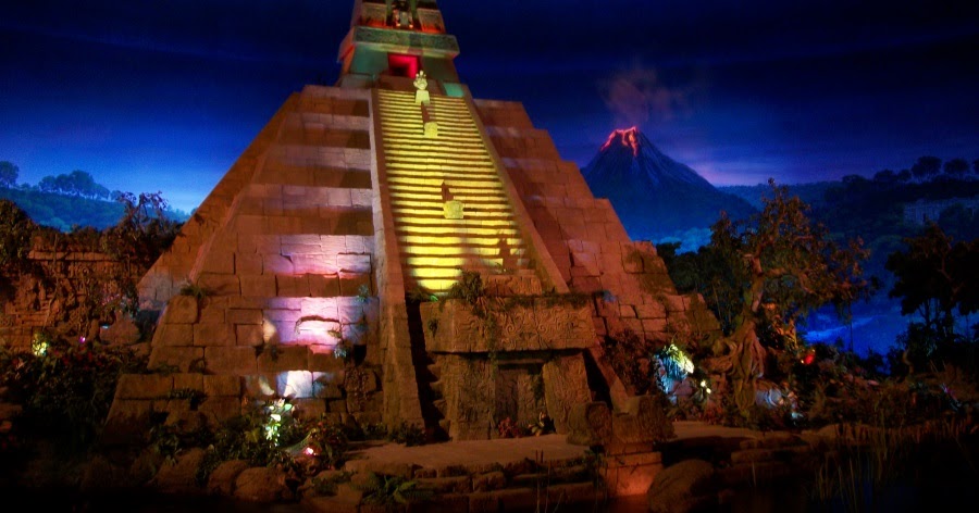 Main Street Gazette: Silent Saturday - Aztec Temple and Volcano ...