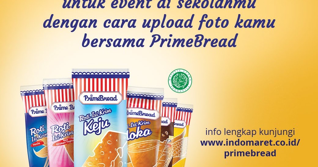 #Indomaret - #Promo Roti PrimeBread GRATIS untuk Event Sekolahmu ...