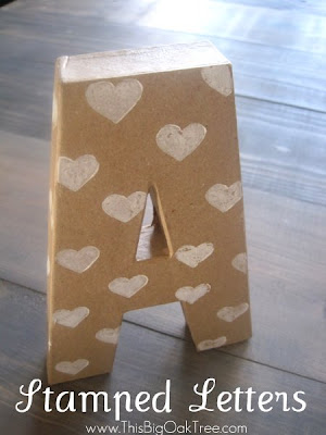 Stamped Letters {tutorial}