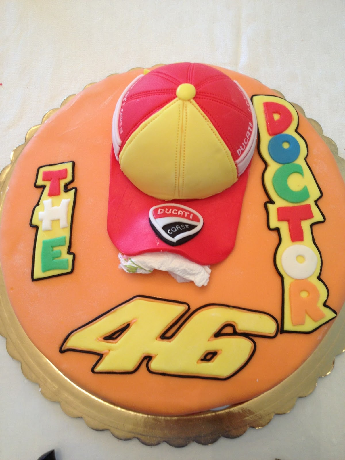 Le torte di Sabrina - Crazy for Cakes: Torta Valentino Rossi