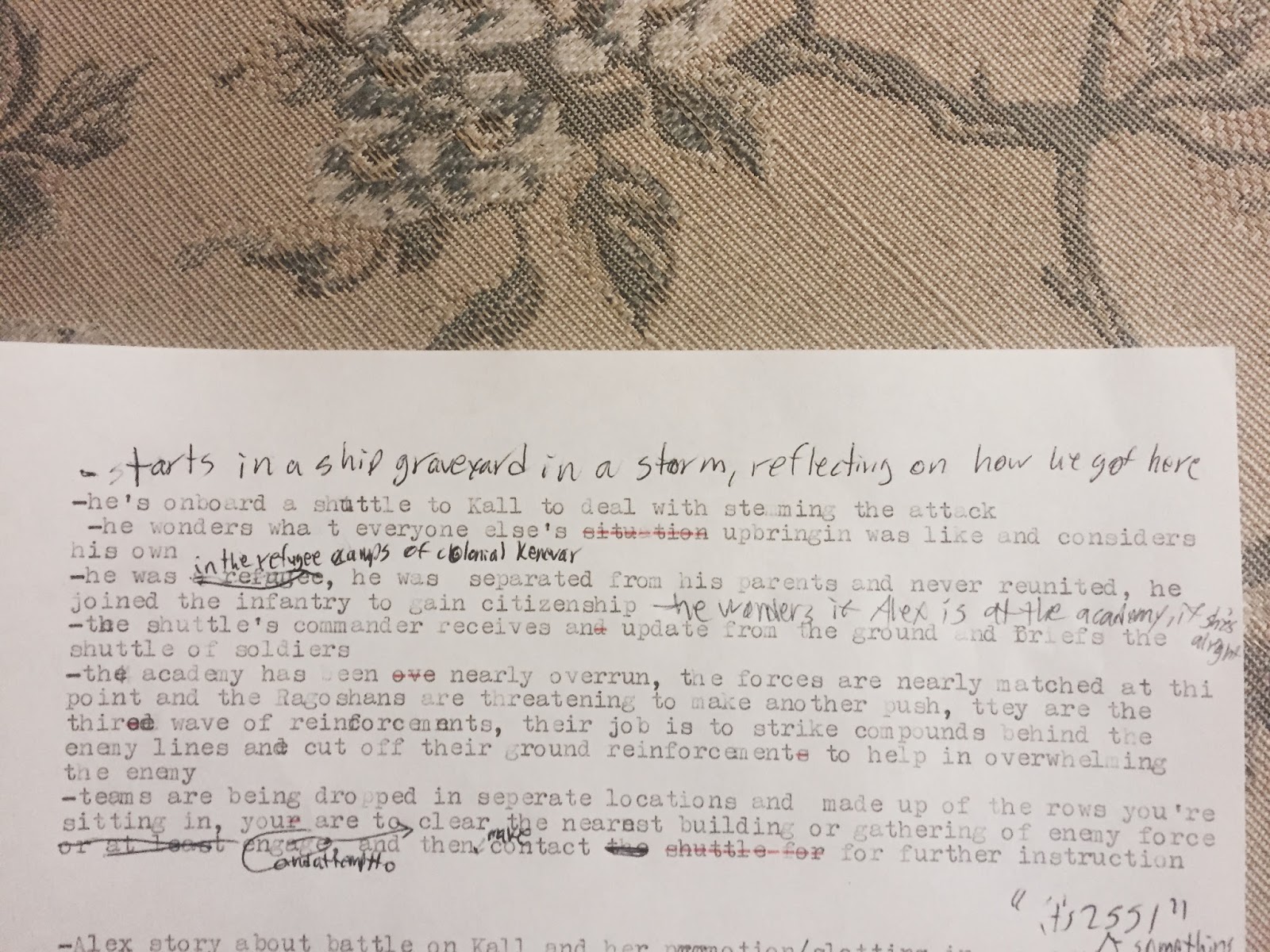 The Writing Tools: Pre-Writing a Scene