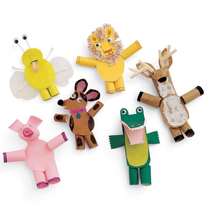Paper Finger Puppets | Munchkins and Mayhem