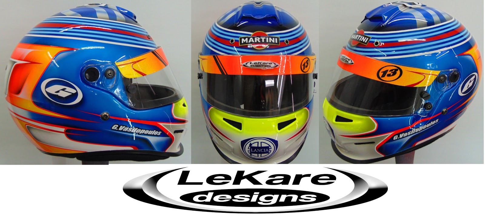 LeKare helmets designs: KART racing helmets
