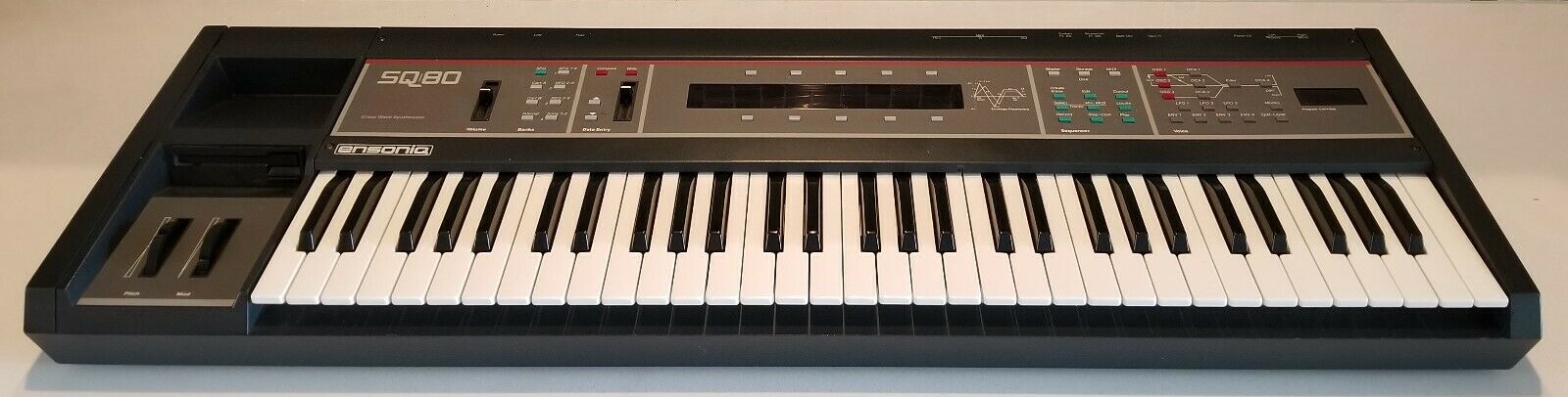 MATRIXSYNTH: Ensoniq SQ-80 with Stereoping ESQ-8 Synth Controller