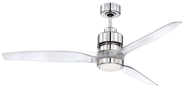 Lucite Ceiling Fan