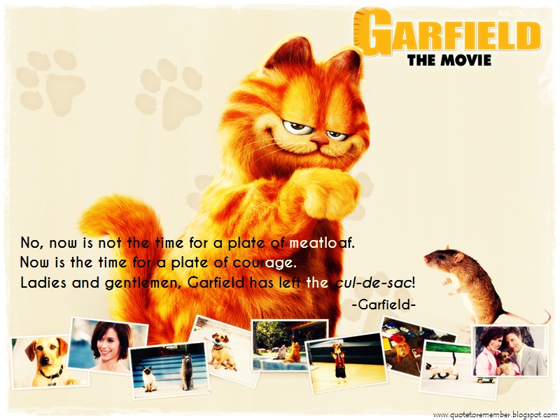 Garfield Tuesday Quotes