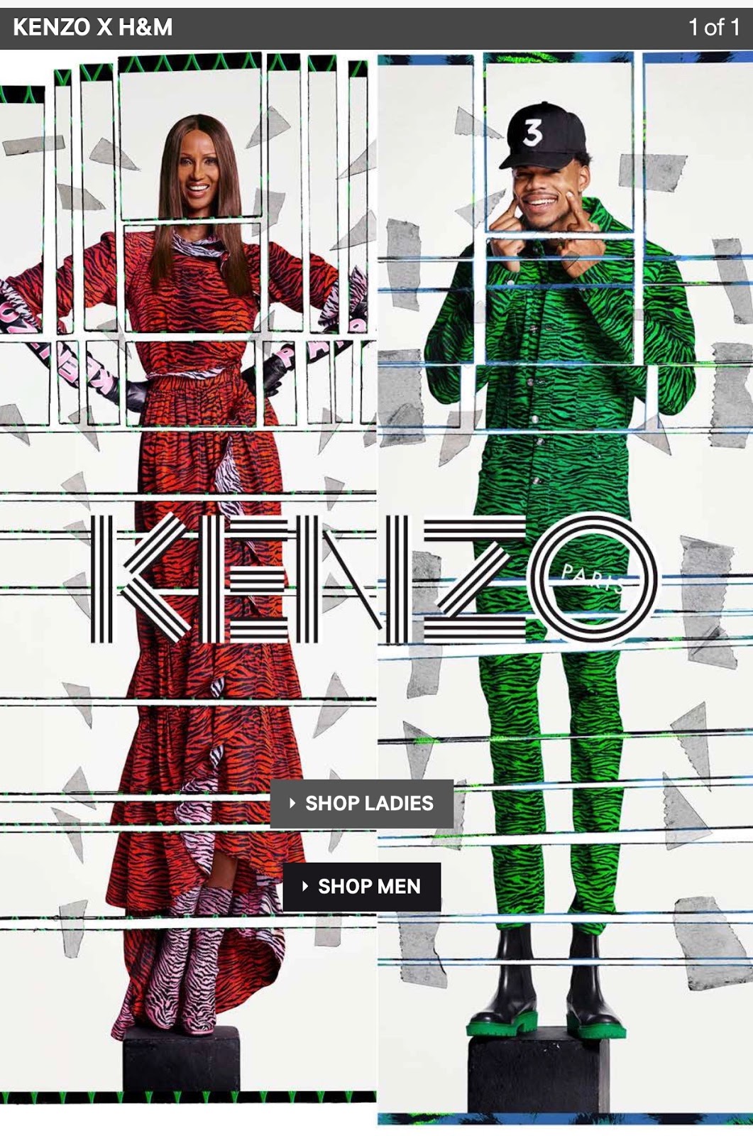 behind the leopard glasses: Sunday Shopping: Kenzo x H&M revisited