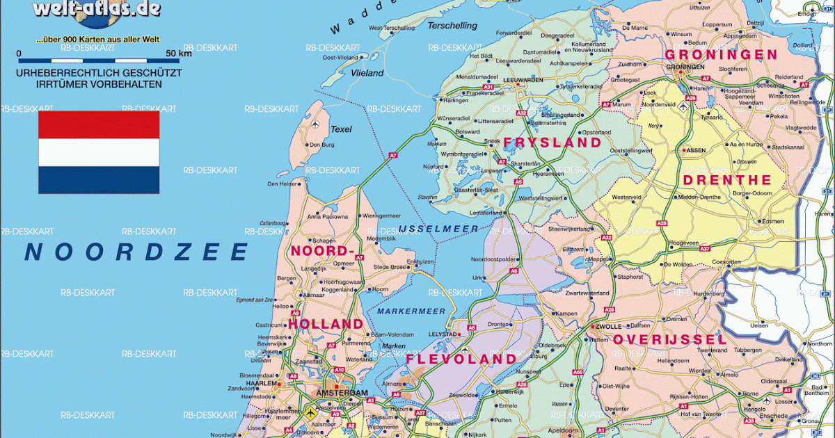 Holanda Mapa / Giethoorn: Veneza da Holanda não tem ruas, só canais ...